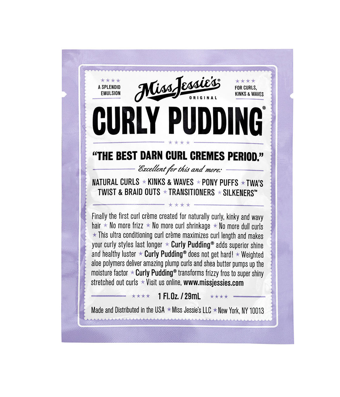 Curly Pudding - Curl Enhancing Cream | Miss Jessie's